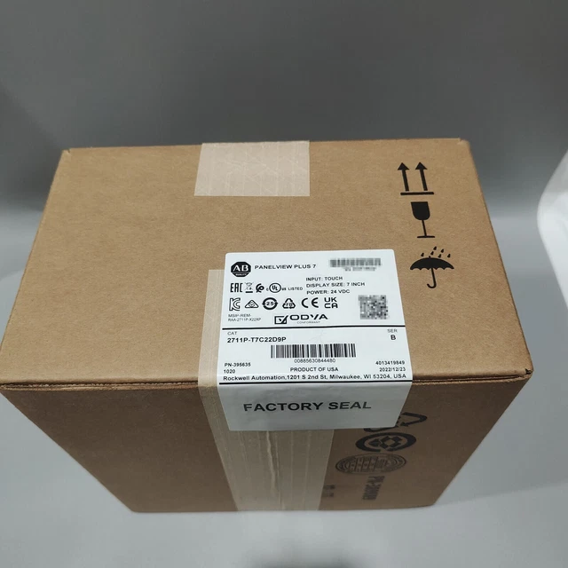ALLEN-BRADLEY AB 2711P-T7C22D9P PanelView Plus 7 Graphic Terminal 2711P ...