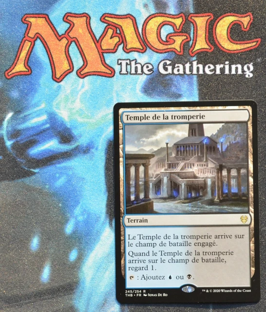 &TEMPLE DE LA tromperie" - carte rare Magic MTG - Théros par-delà la ...