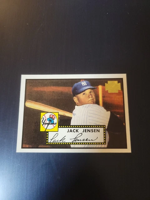 CARTE DE BASEBALL 2001 Topps Archives #89 1952 Jack Jensen New York ...