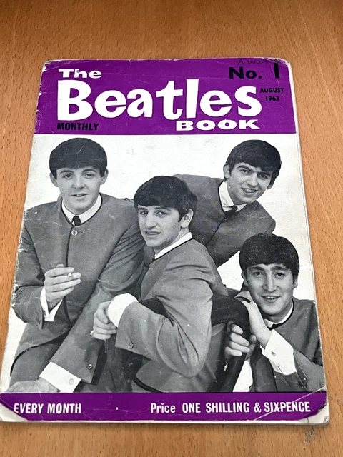 ORIGINAL BEATLES MONTHLY Book/Magazine No 1 August 1963 £31.91 ...