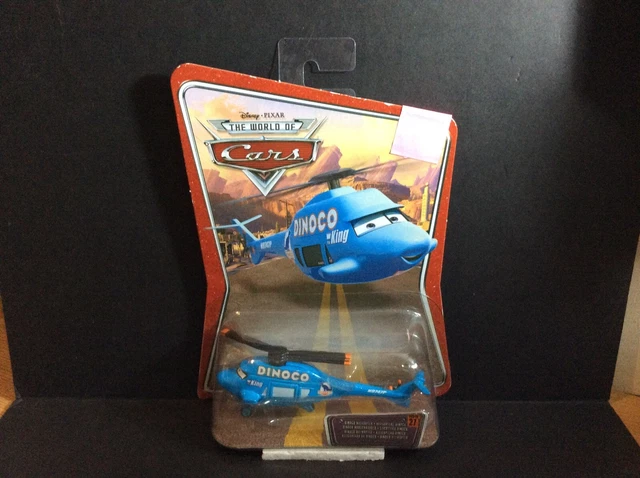 DISNEY PIXAR “CARS” Dinoco Helicopter Blue Model Vehicle In Sealed ...