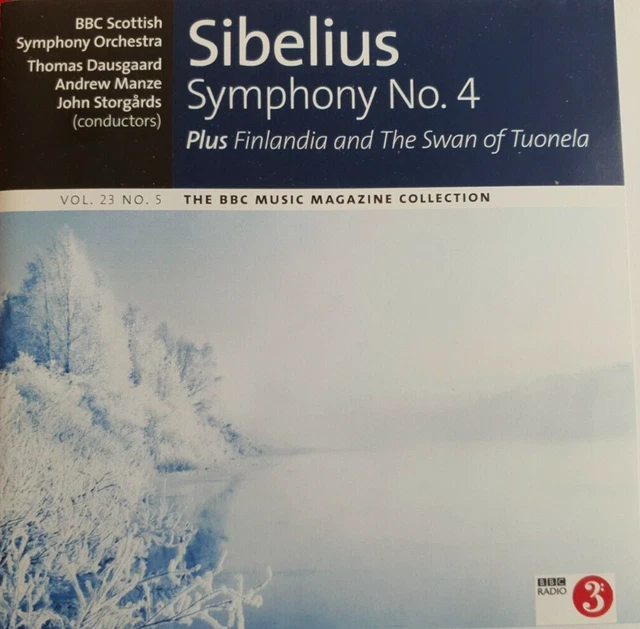 SIBELIUS SYMPHONY NO. 4 Finlandia The Swan of Tuonela Thomas Dausgaard BBC CD $19.95 - PicClick AU