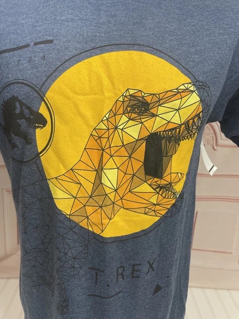 UNIVERSAL STUDIOS JURASSIC World Biosyn Genetics T-Rex Adult T-Shirt ...