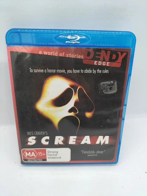 SCREAM 1 1996 Blu Ray DVD Original Movie Horror Neve Campbell Courteney ...