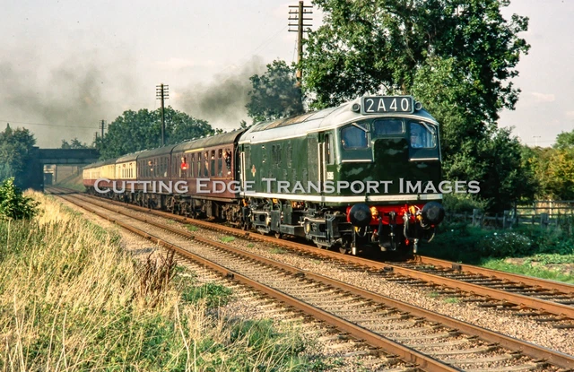 ORIGINAL RAILWAY SLIDE: Class 25 Diesel D5185 Woodthorpe GCR 2006 45 ...