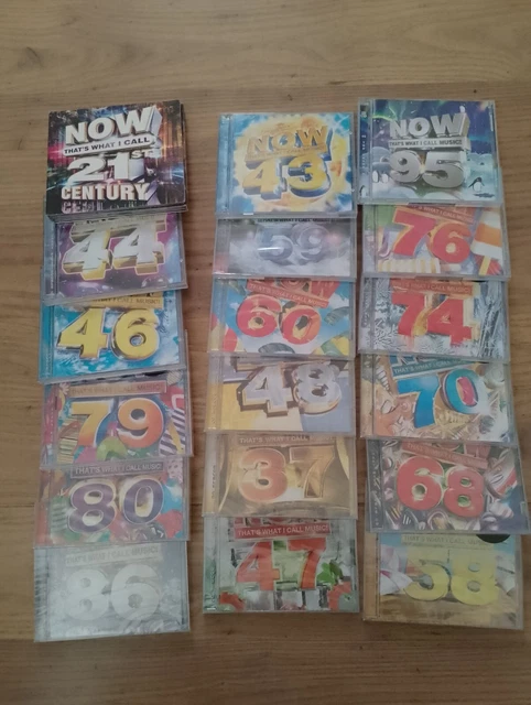 NOW THATS WHAT I Call Music Cd Bundle 17 Plus Box Set 21St Century 95 ...
