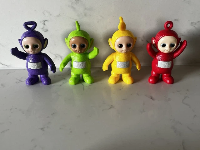 TWIST AND CHIME Posable Teletubby Teletubbies Figures Tinky Winky Dipsy ...