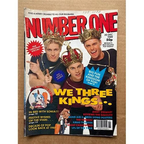 BIG FUN NO.1 MAGAZINE DECEMBER 20 1989 - BIG FUN cover with more inside ...