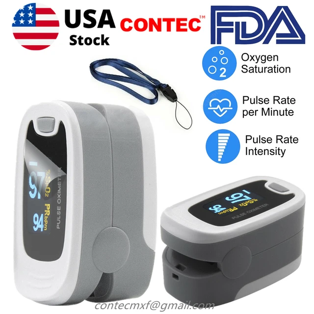 OLED FINGER PULSE Oximeter Blood Oxygen Meter Heart Rate SpO2 Monitor ...