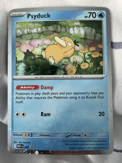POKÉMON TCG PSYDUCK promo 007 Mega Evolution Pokemon Blister Promo £9. ...