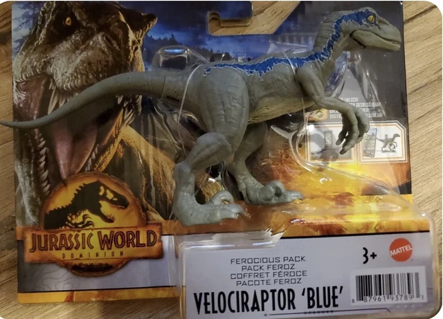 Jurassic World Dominion Velociraptor Blue Ferocious Pack £1517 8135