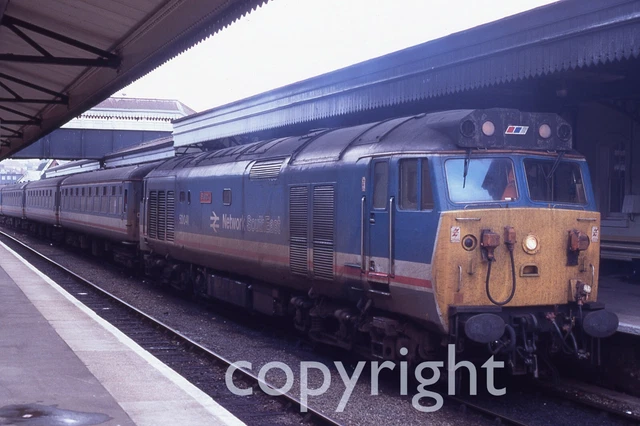 ORIGINAL DIESEL RAILWAY 35mm Slide 50041 Paignton 1735 to Waterloo 1989 ...