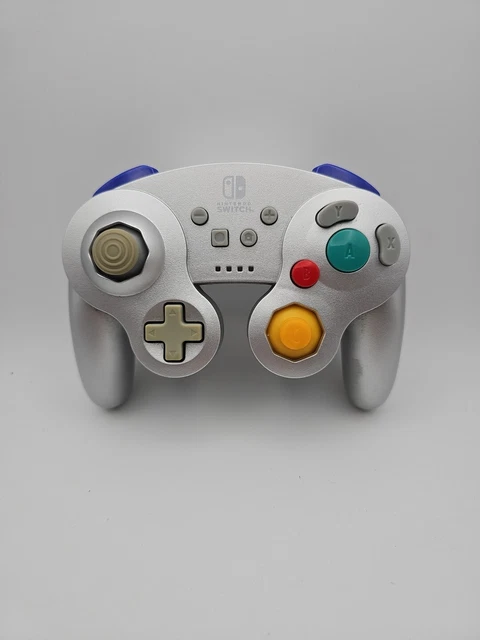 POWERA GAMECUBE STYLE Wireless Controller for Nintendo Switch Silver ...