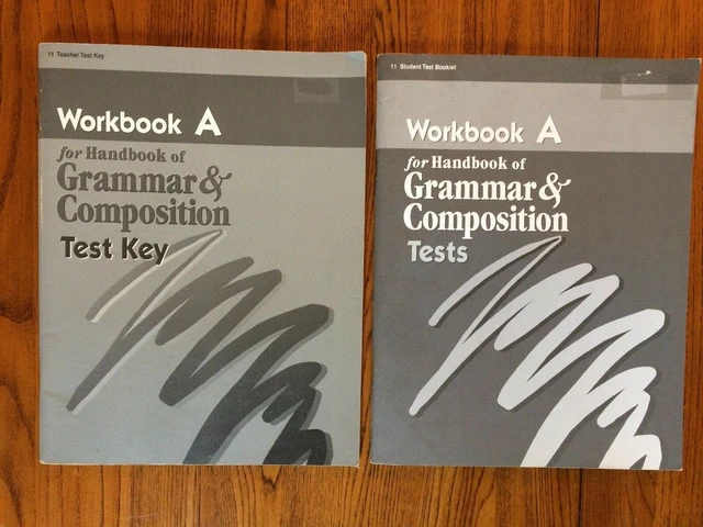 ABEKA GRADE 11 Grammar and Composition Workbook A Tests and Test Key ...