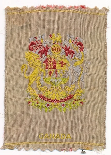 SILK CIGARETTE CARD Turmac (1930) : Coat of arms of Canada £1.50 ...