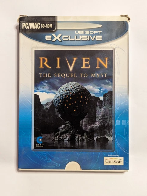 RIVEN: THE SEQUEL To Myst - Pc Cd-Rom - 1997 Windows 95 Ubisoft EUR 1 ...