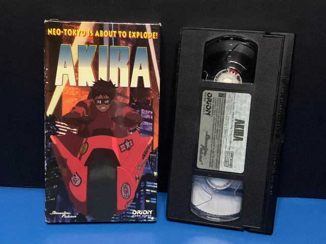 VHS AKIRA (ORION, Streamline 1994) Cartoon Anime 1989 Film RARE VERY ...