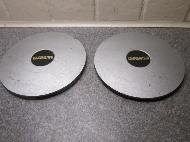 COMPOMOTIVE ALLOY WHEEL Centre Cap x 2 £10.00 - PicClick UK