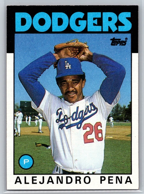 1986 TOPPS #665 Alejandro Pena Dodgers de Los Angeles EUR 1,09 ...