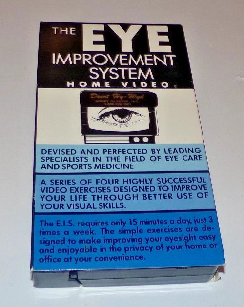 THE EYE IMPROVEMENT System Home Video VHS by GMZ Productions £10.44 ...
