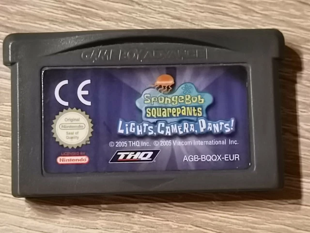 SPONGEBOB BOB THE Sponge Squarepants Nnintendo Game Boy Gameboy Advance ...
