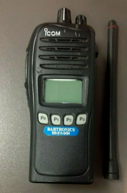 ICOM IC-F3161S, 5W, 512 CANALES, VHF 136-174 MHz, Antena, Batería USADA ...