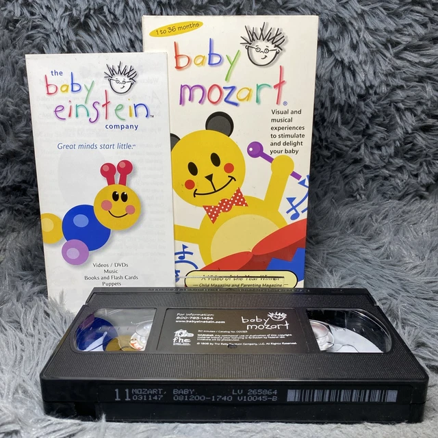 DISNEY BABY EINSTEIN Baby Mozart VHS 1998 Video Tape Music Infant ...