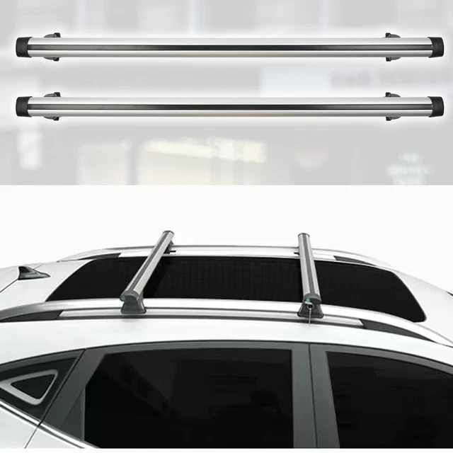 UNIVERSAL 120CM CAR Roof Racks Cross Bars Crossbar Luggage Carrier Anti ...