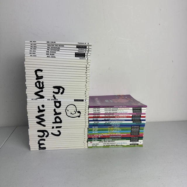 MR MEN LITTLE Miss Books Large Bundle - 75 Books In Total £34.99 ...