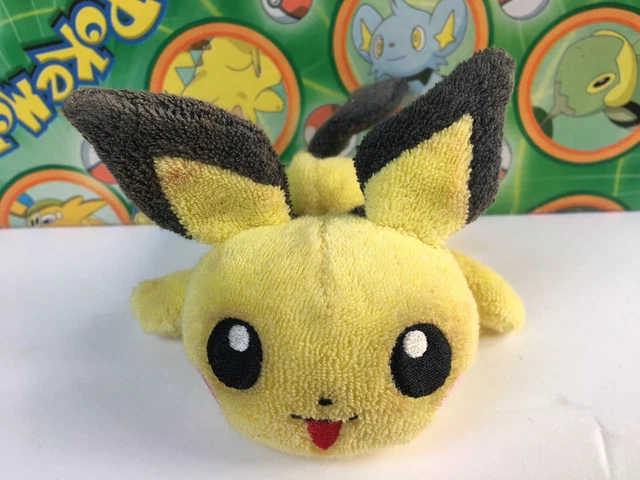 POKEMON CENTER PLUSH Pichu KutaKuta Stuffed Poke go figure Kuta Tomy ...