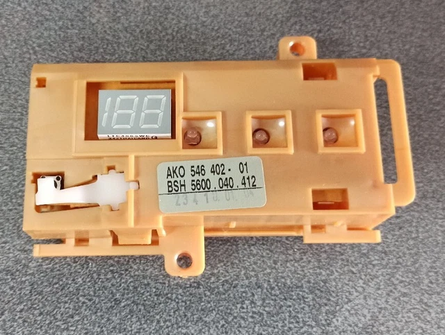 SCHEDA ELETTRONICA MODULO display Lavastoviglie Bosch Siemens 00186963 ...