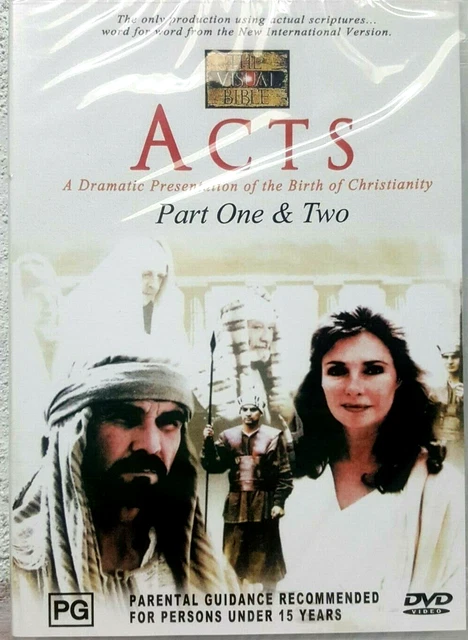 ACTS DVD VISUAL Bible's Part 1 and 2 - Series Dean Jones Henry Arnold ...