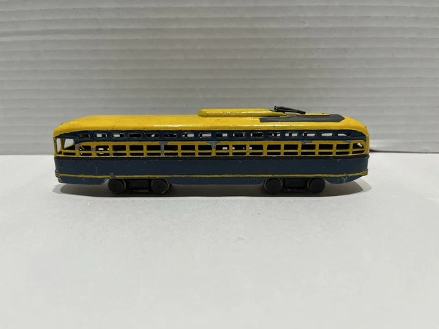 HO SCALE DIECAST Bowser PCC Trolley Missing Pole DNR Read! $50.01 ...