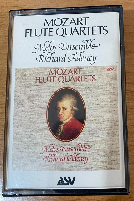 MOZART FLUTE QUARTETS By Melos Ensemble/Richard Adeney From ASV (ALH957) £4.99 - PicClick UK