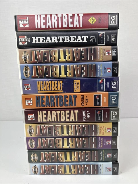 VHS BUNDLE X11 Heartbeat Video Bulk Lot RARE Mixed Lot Bundle Vol 1-9 ...