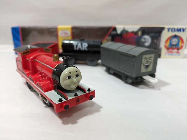 THOMAS & FRIENDS TOMY Plarail Trackmaster Classic James with Original Box Rare £106.16 - PicClick UK