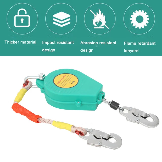 SELF RETRACTING LIFELINE 33ft Fall Arrester Fall Protection Fall ...