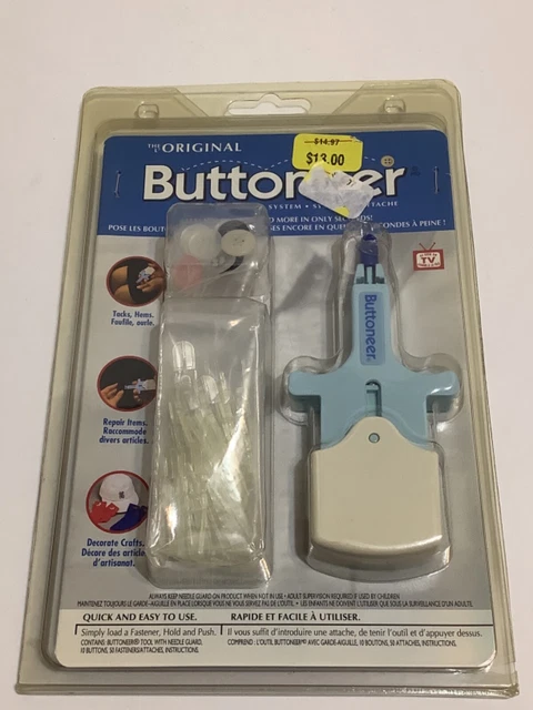 THE ORIGINAL BUTTONEER Fastening System. As Seen on TV by Avery ...