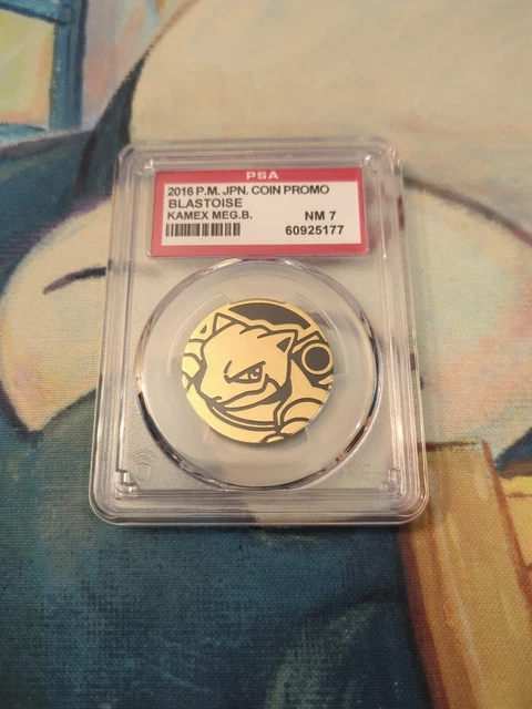2016 JAPANESE POKÉMON Blastoise Kamex Mega Battle Coin - PSA 7 £75.00 ...