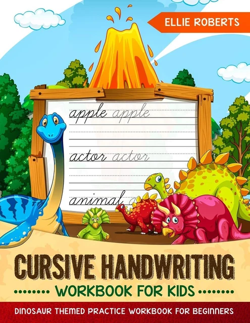 ELLIE ROBERTS CURSIVE Handwriting Workbook for Kids (Poche) EUR 10,65 ...