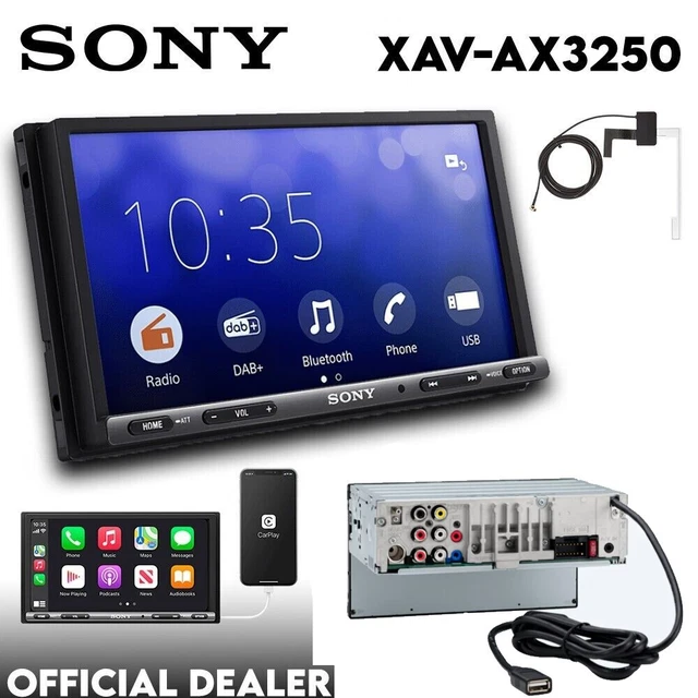 CAR RADIO SONY XAV-AX3250ANT Écran 7 " Antenne DAB Incluse Bluetooth ...