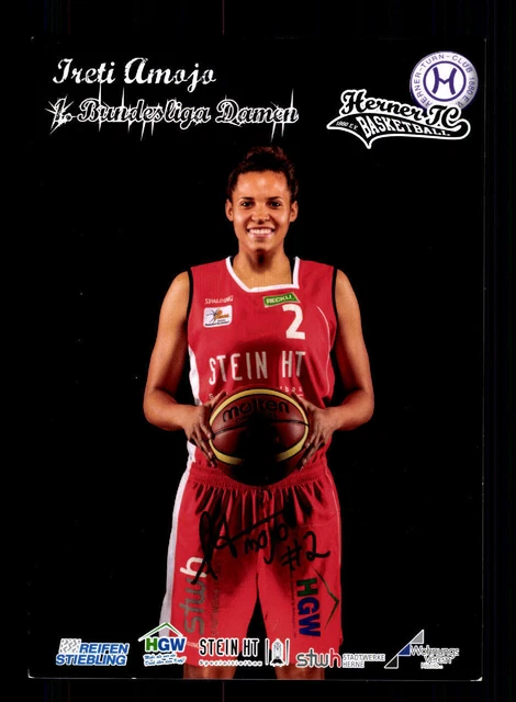 IRETI AMOJO AUTOGRAPH Card Herner TC Original Signed Basketball + A ...