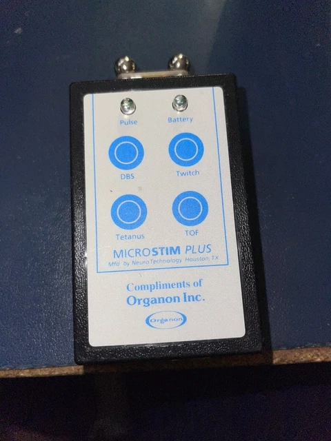 NEURO TECHNOLOGY MICRO Stim Plus Nerve Stimulator Anesthesia Tested ...