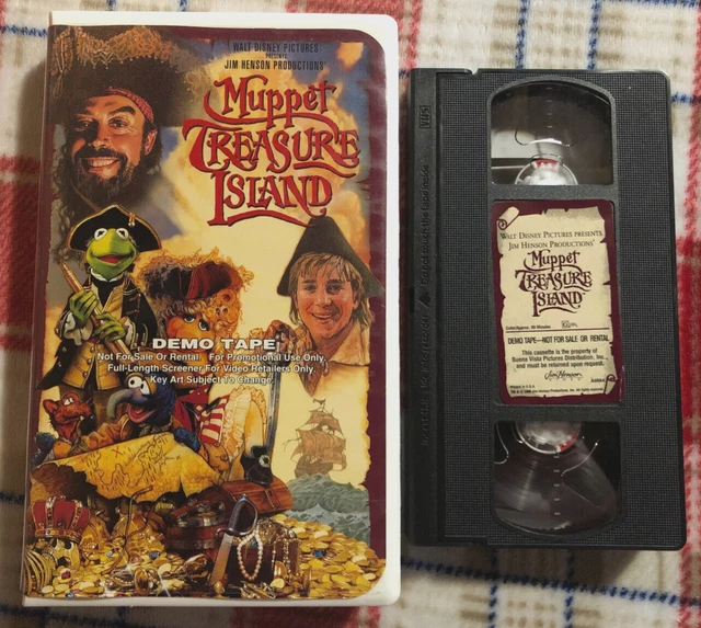 MUPPET TREASURE ISLAND Demo Tape VHS/Screener for Video Retailers 1996 ...
