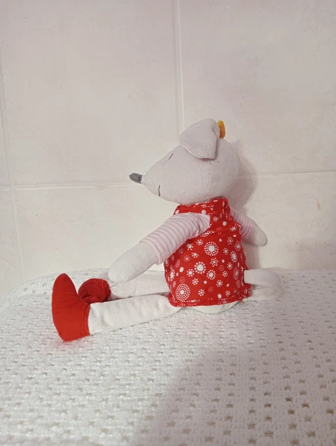 IKEA FABLER MUS Mouse soft plush Red Dress Crown Doll cuddly toy £9.99 ...