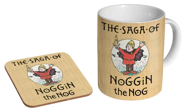 THE SAGA OF Noggin The Nog - Coffee / Tea Mug And Coaster Gift Set £9. ...