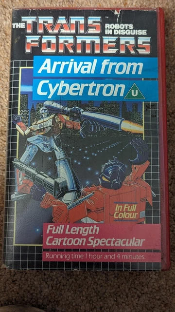 TRANSFORMERS ARRIVAL FROM Cybertron Animated Cartoon VHS Video Cassette ...