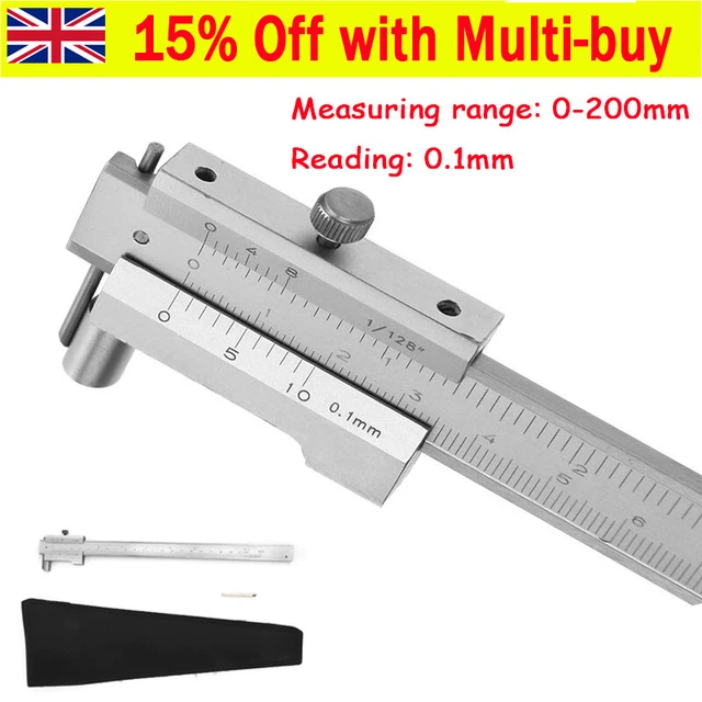 200MM STAINLESS STEEL Parallel Marking Gauge Vernier Caliper Carbide ...