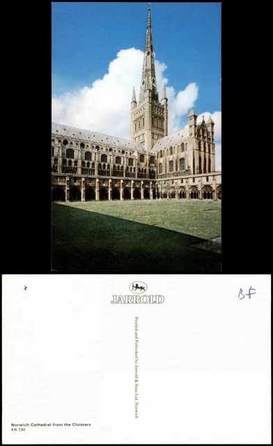 POSTCARD NORWICH CATHEDRAL from the Cloisters 1980 EUR 3,60 - PicClick DE