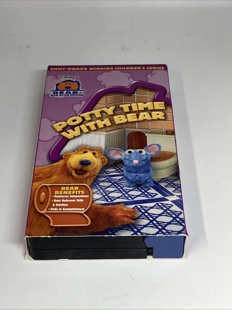 BEAR IN THE Big Blue House - Potty Time with Bear (VHS, 2004) Rare OOP ...